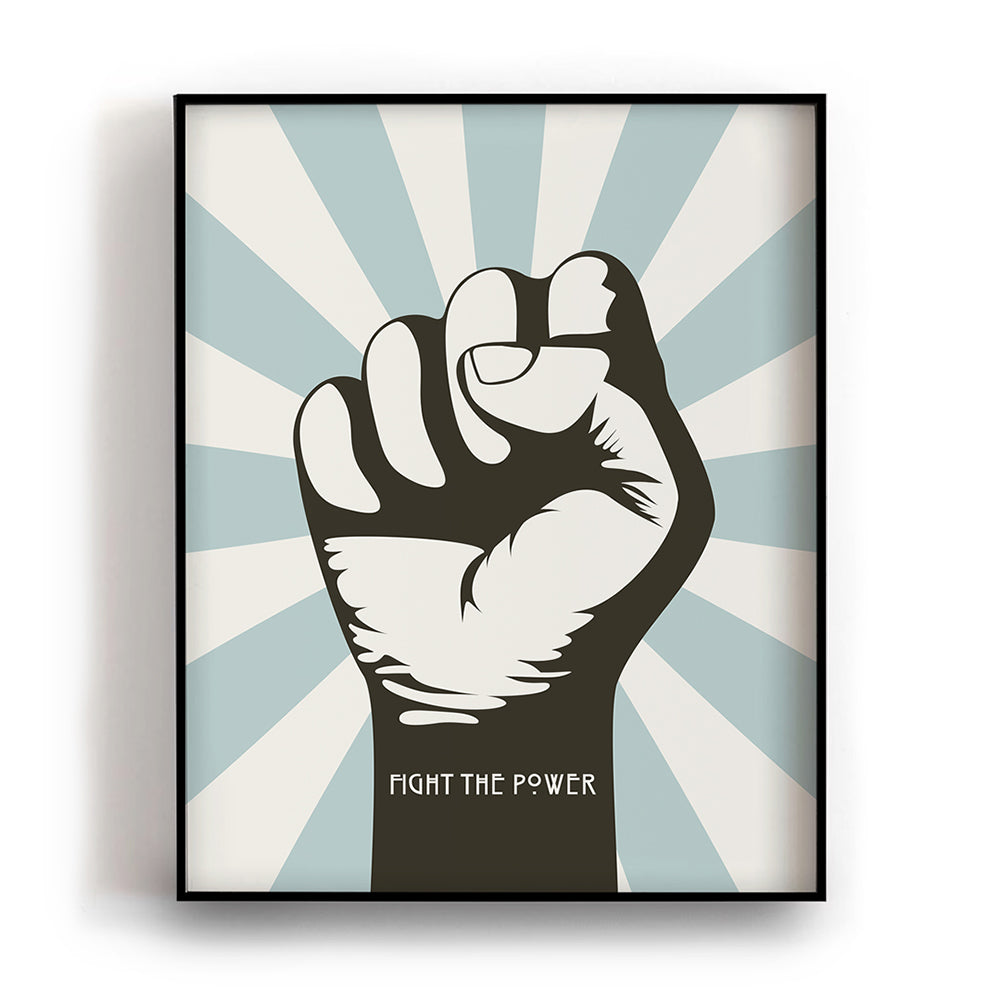 Lyrical Artworks Lyric Art Inspired by Fight The Power