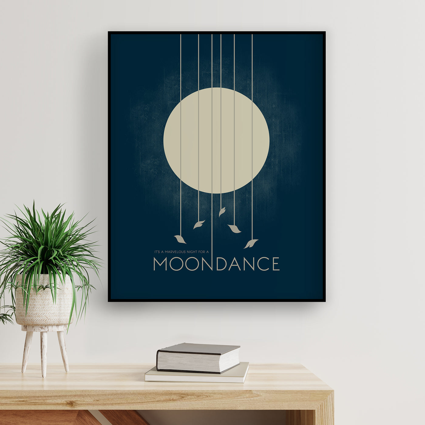 Moondance | Van Morrison song lyric wall art music poster — Lyrical ...