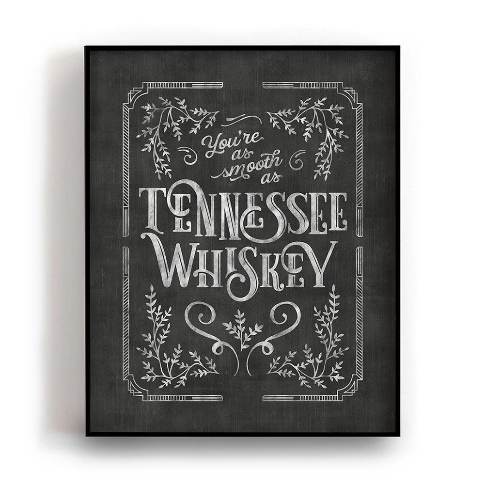 Lyrical Artworks Lyric Art Inspired by Tennessee Whiskey