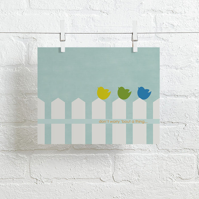Bob Marley Three Little Birds Wall Art