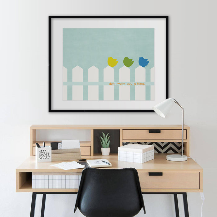 Bob Marley Three Little Birds Wall Art
